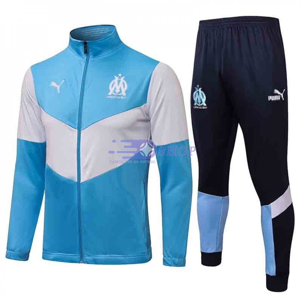 Chandal Olympique Marsella 2021/2022 Azul Claro - CamisetasDeFutbolShop Chandal Olympique Marsella 2021/2022 Azul Claro - CamisetasDeFutbolShop