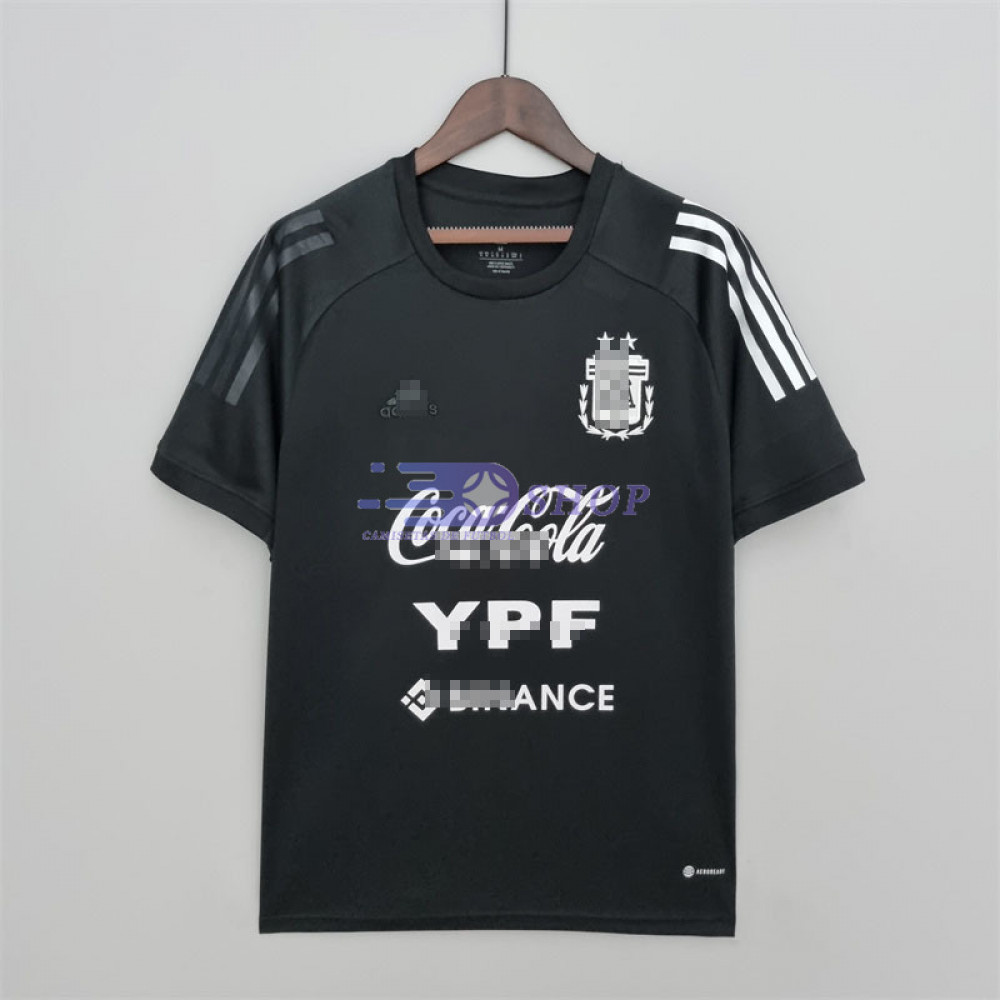 Camiseta de Entrenamiento Argentina 2022 Negro - CamisetasDeFutbolShop Camiseta de Entrenamiento Argentina 2022 Negro - CamisetasDeFutbolShop